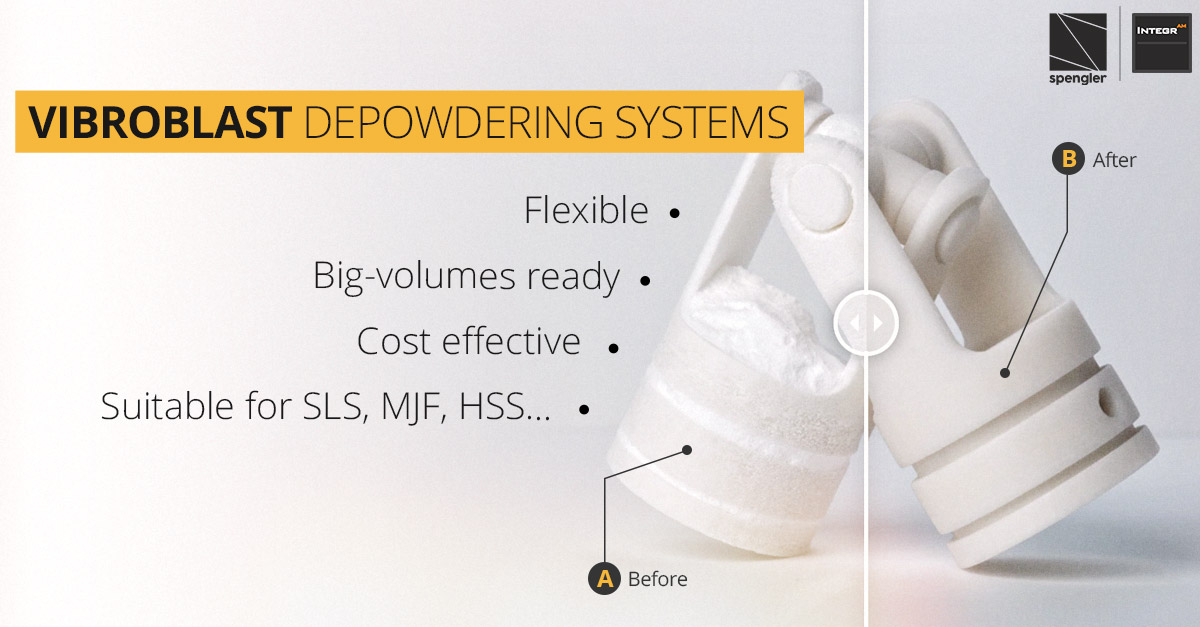 The limits of traditional bead-blasters for SLS and MJF powder removal ...